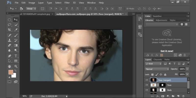 Comprehensive Guide to Swapping Eyes Using Photoshop and AI